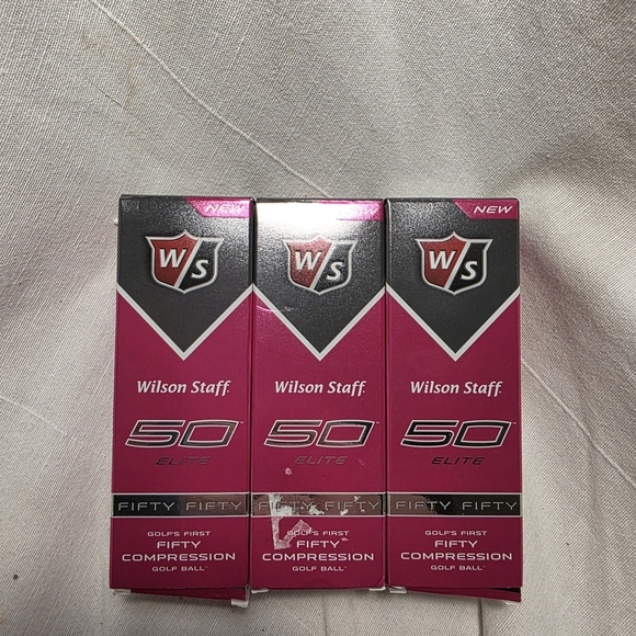 Wilson | Games | Wilson Staff 5 Elite Golf Balls Pink And Black | Poshmark